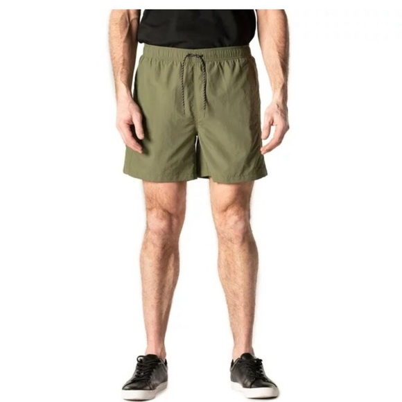 Plugg | Shorts | New Plugg Technical Short Army Green Pull On Mesh ...